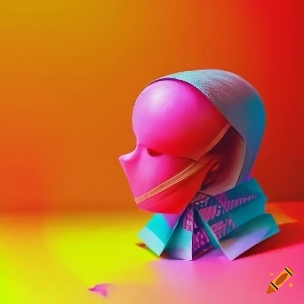 Paper mash up, colors , collage, film grain, f.w. murnau style, george ...