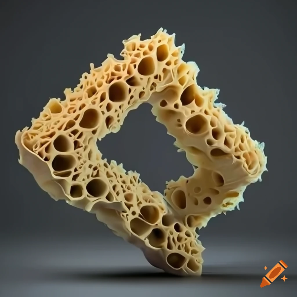 An impossible triangle made of sponge high resolution hd realistic on ...