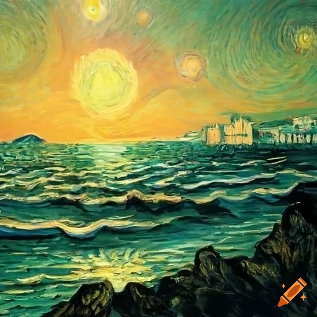 Ocean van gogh