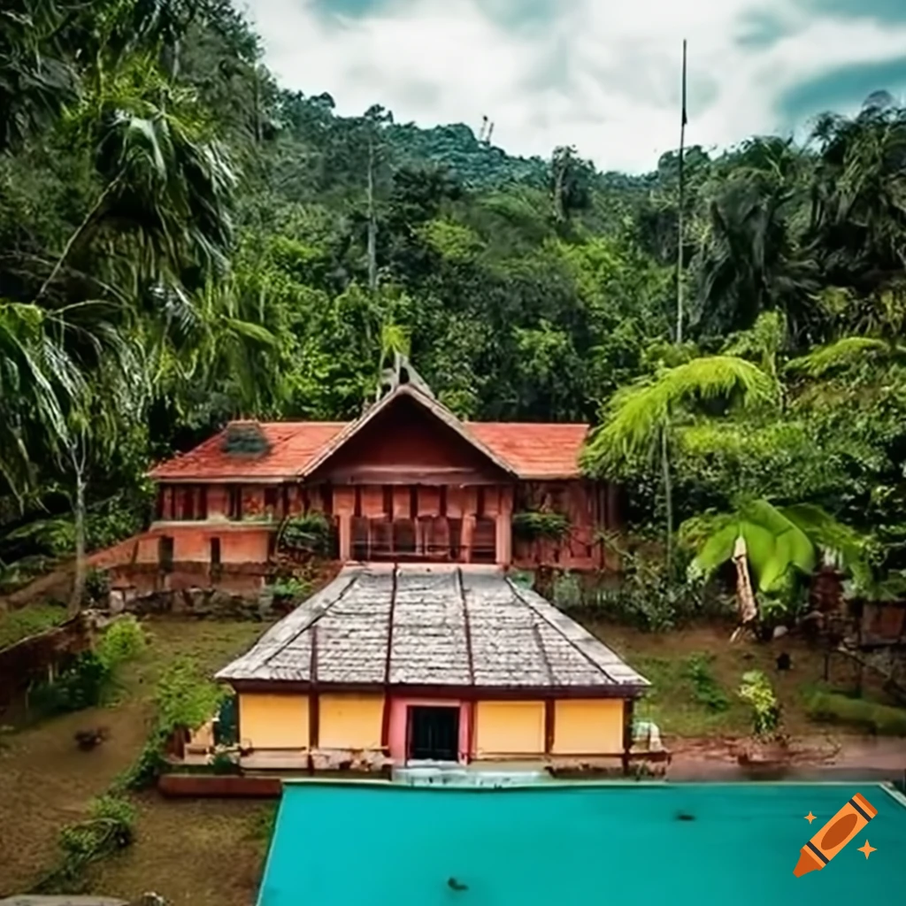 The public attention center is located on a coffee farm, surrounded by ...