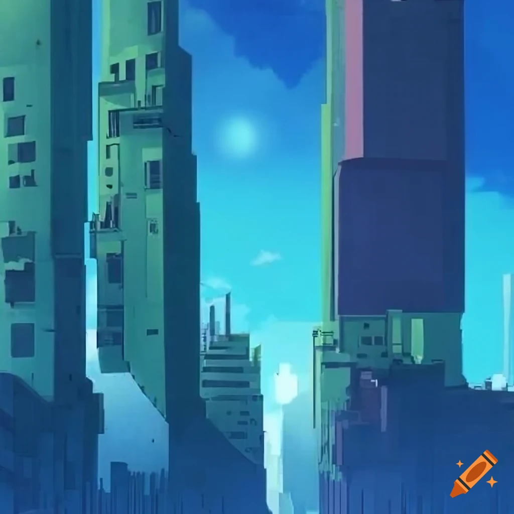 Machine city, hiroshi nagai, industrial, futuristic, daytime, 2d ...