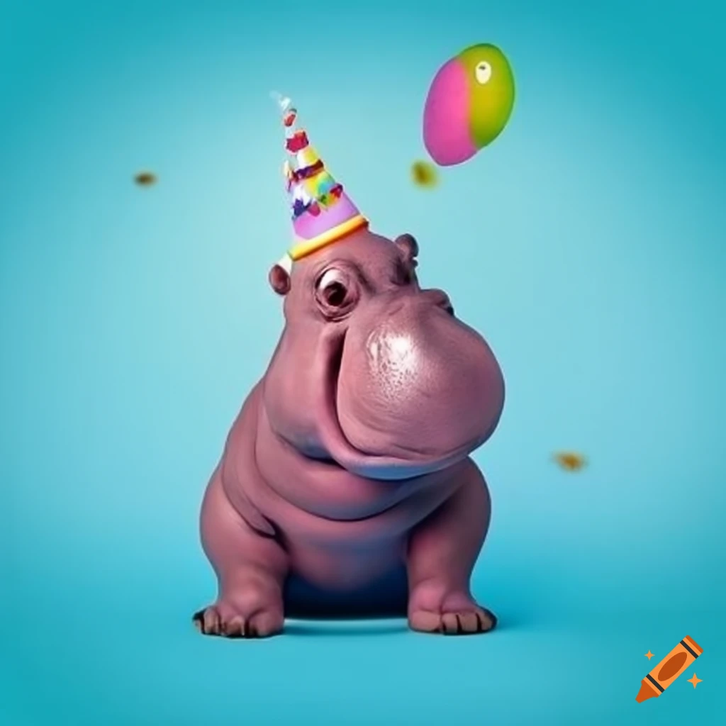 Hippo Birthday Memes Capy Birthday Funny Capybara Animals Boys Girls'