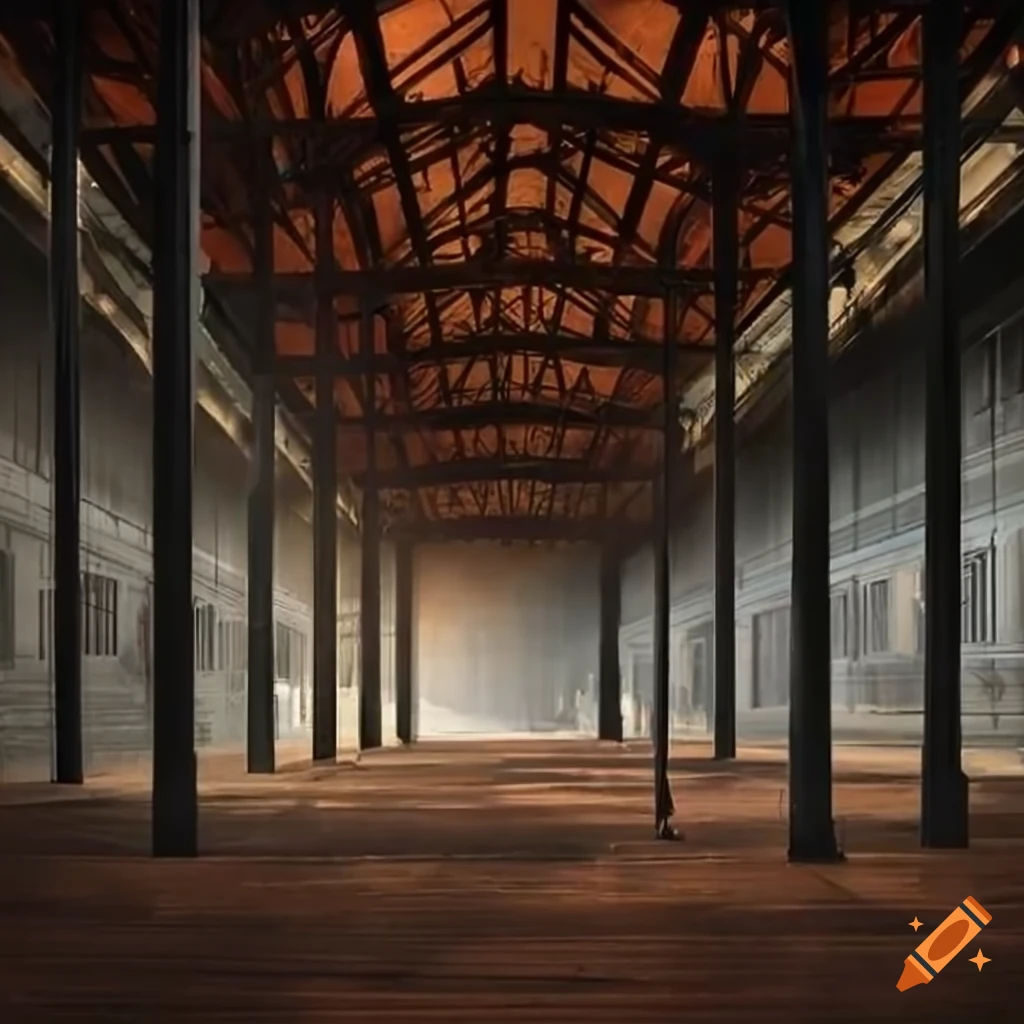 Factory hall 19th century