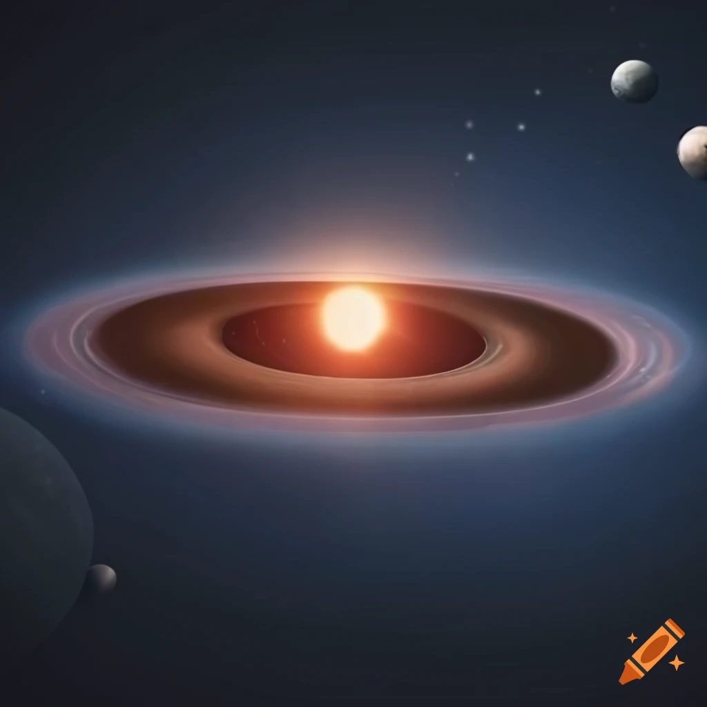 Hyper realistic vector spacescape of a highly detailed ringed planet on ...