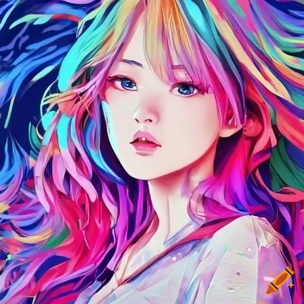 Anime girl by chiho saito hyper detailed 4k on Craiyon