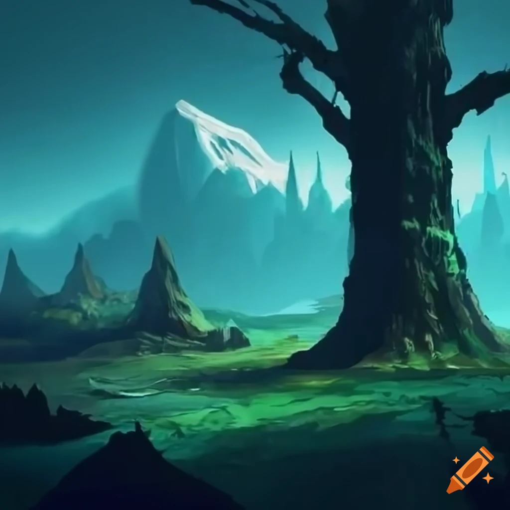 A video game landscape waiting to be discovered