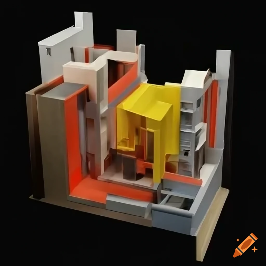 Technical iso cutaway blocky