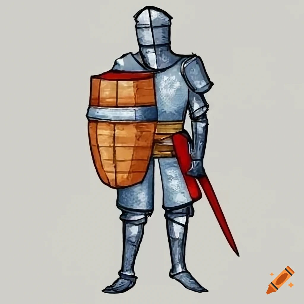 Barrel knight on Craiyon