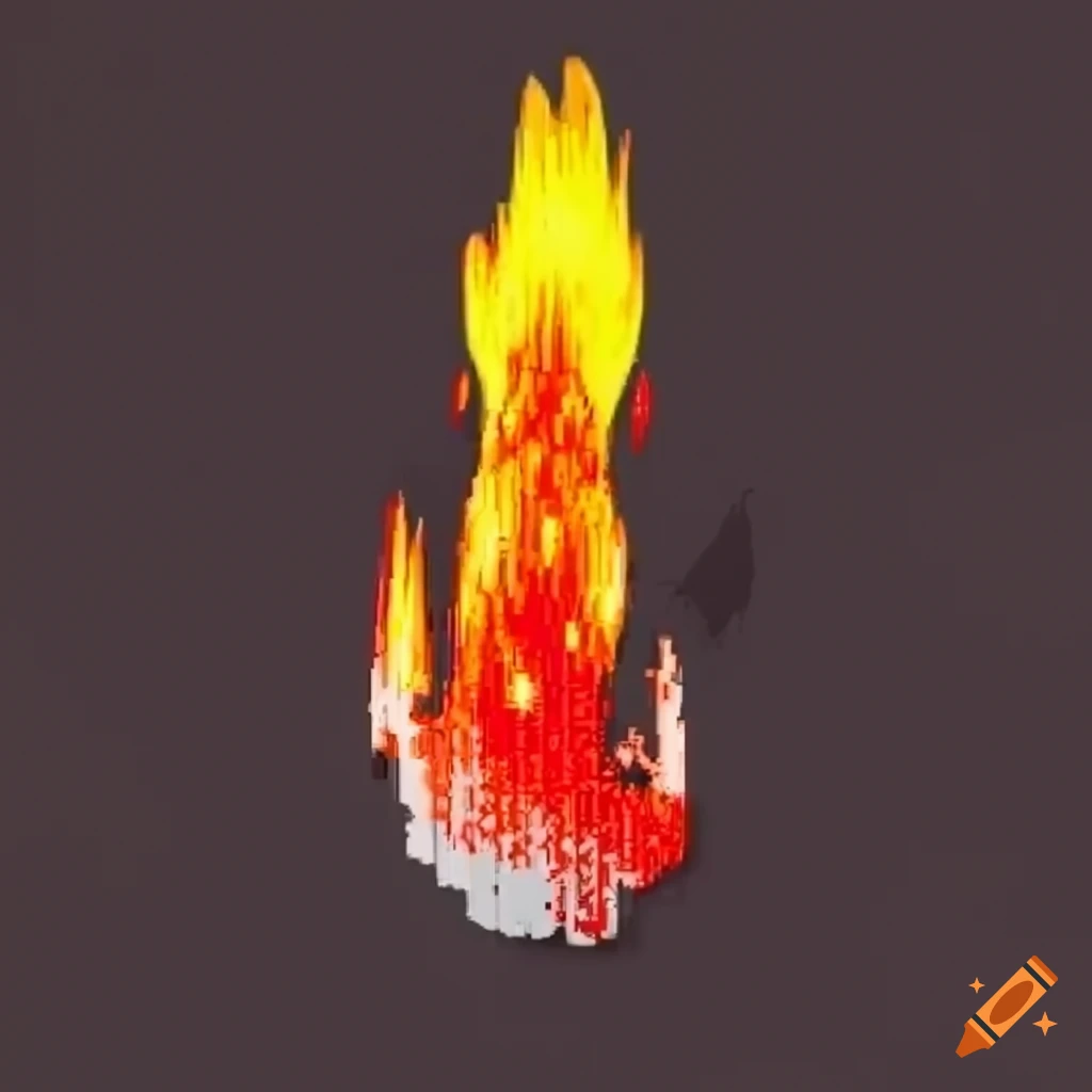 Flame search cursor on Craiyon