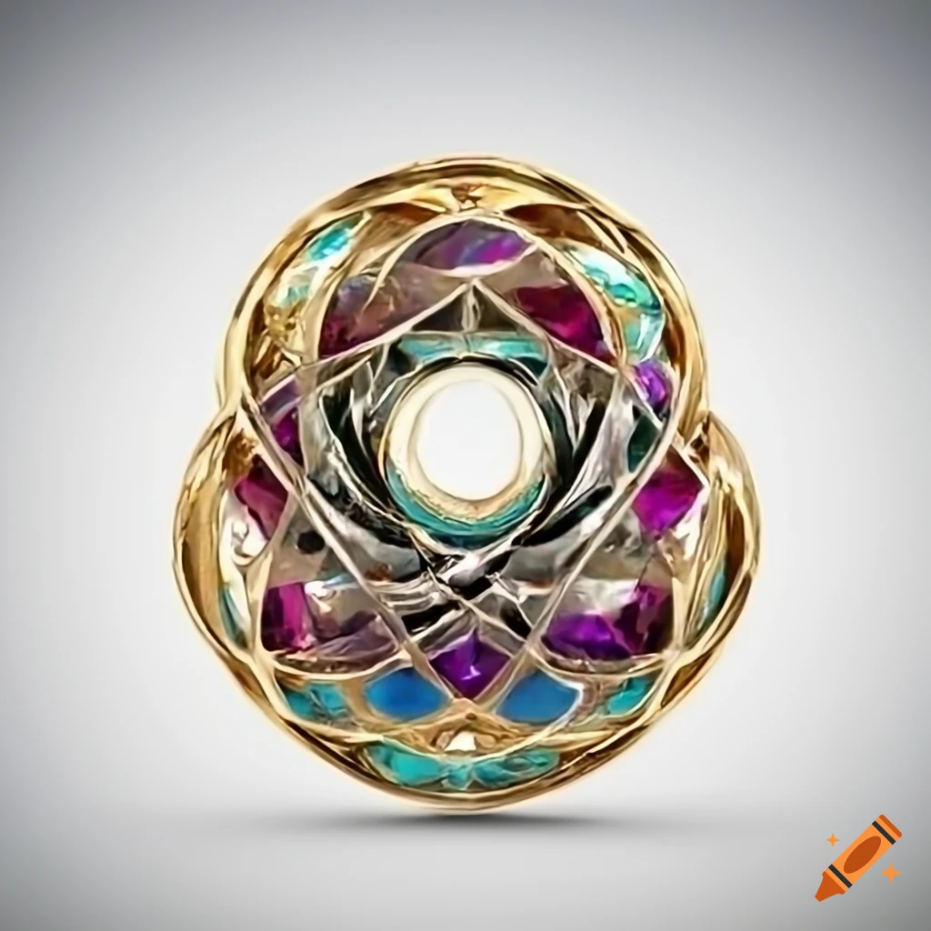 Platinum and gold futuristic, fantasy, freeform, and high tech jewelry ...