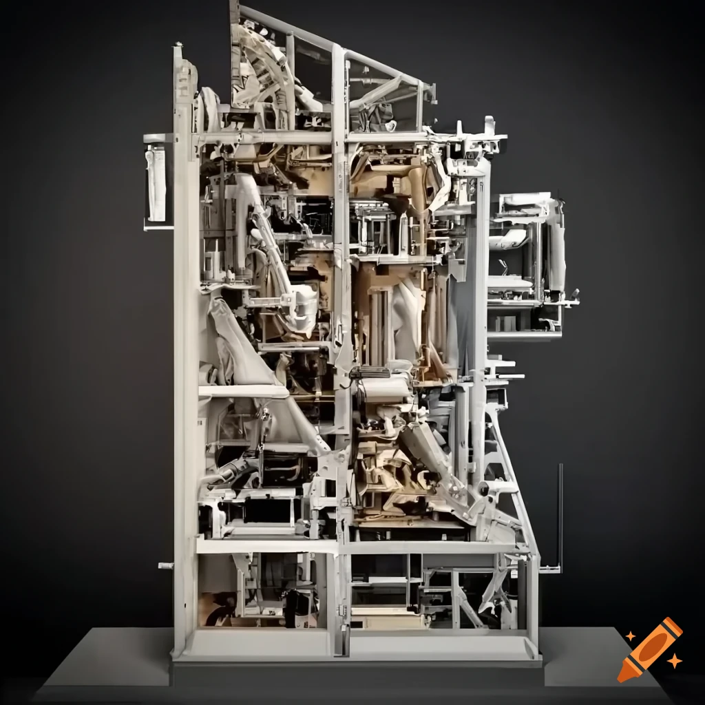 Technical cutaway blocky