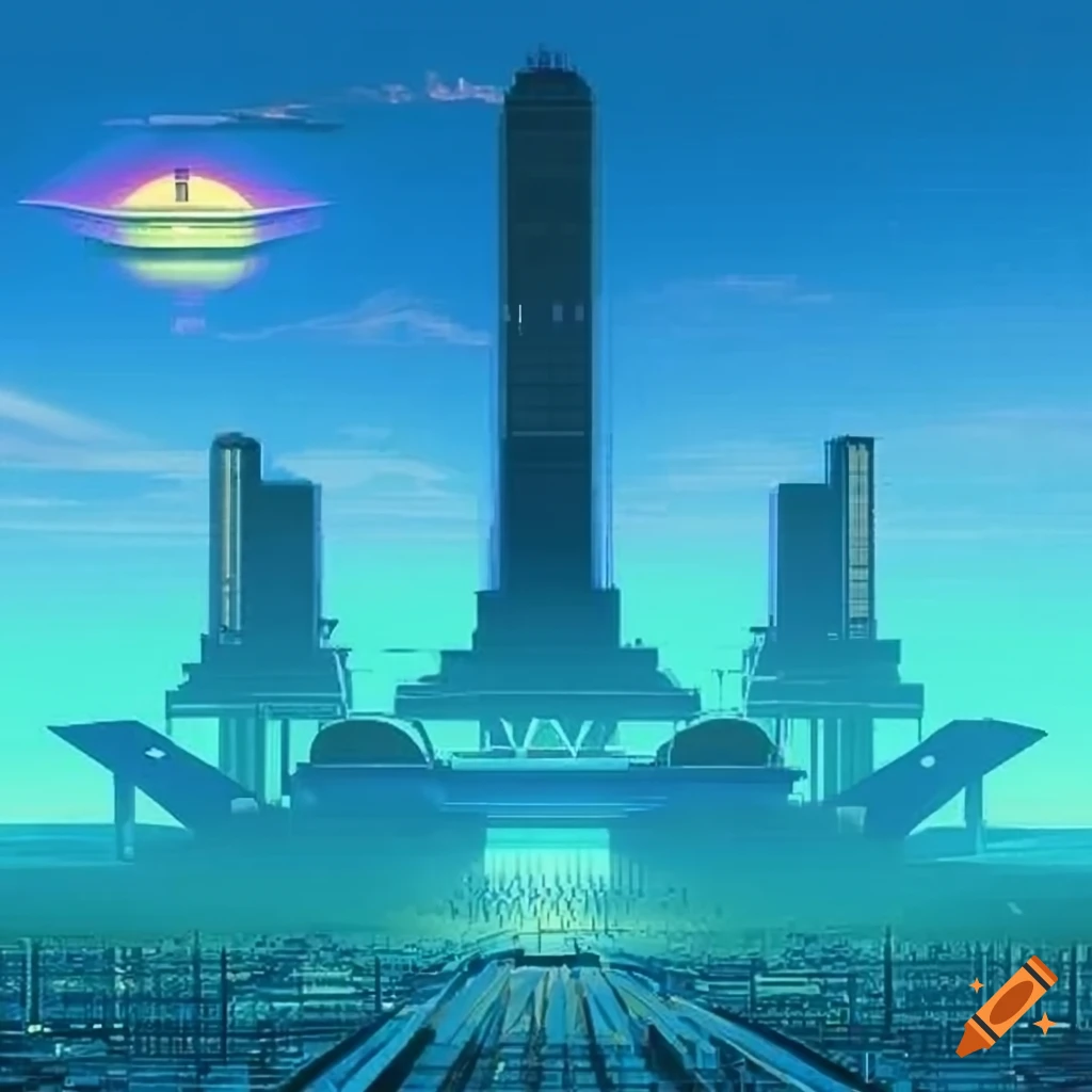 Industrial Future City Wallpaper