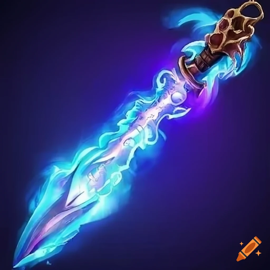 Magic weapons on Craiyon