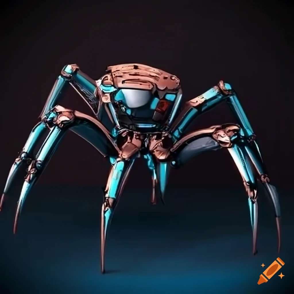 Robot spider on Craiyon