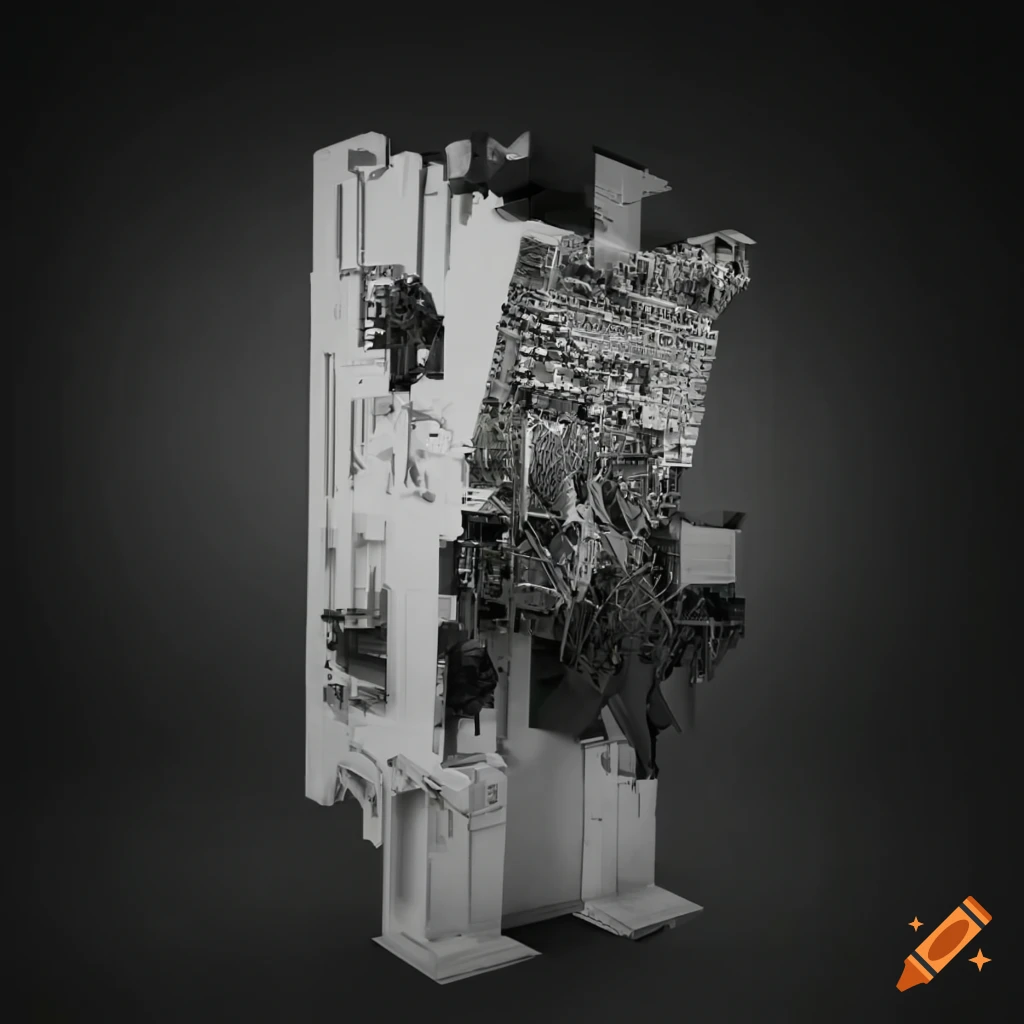 Technical iso cutaway blocky