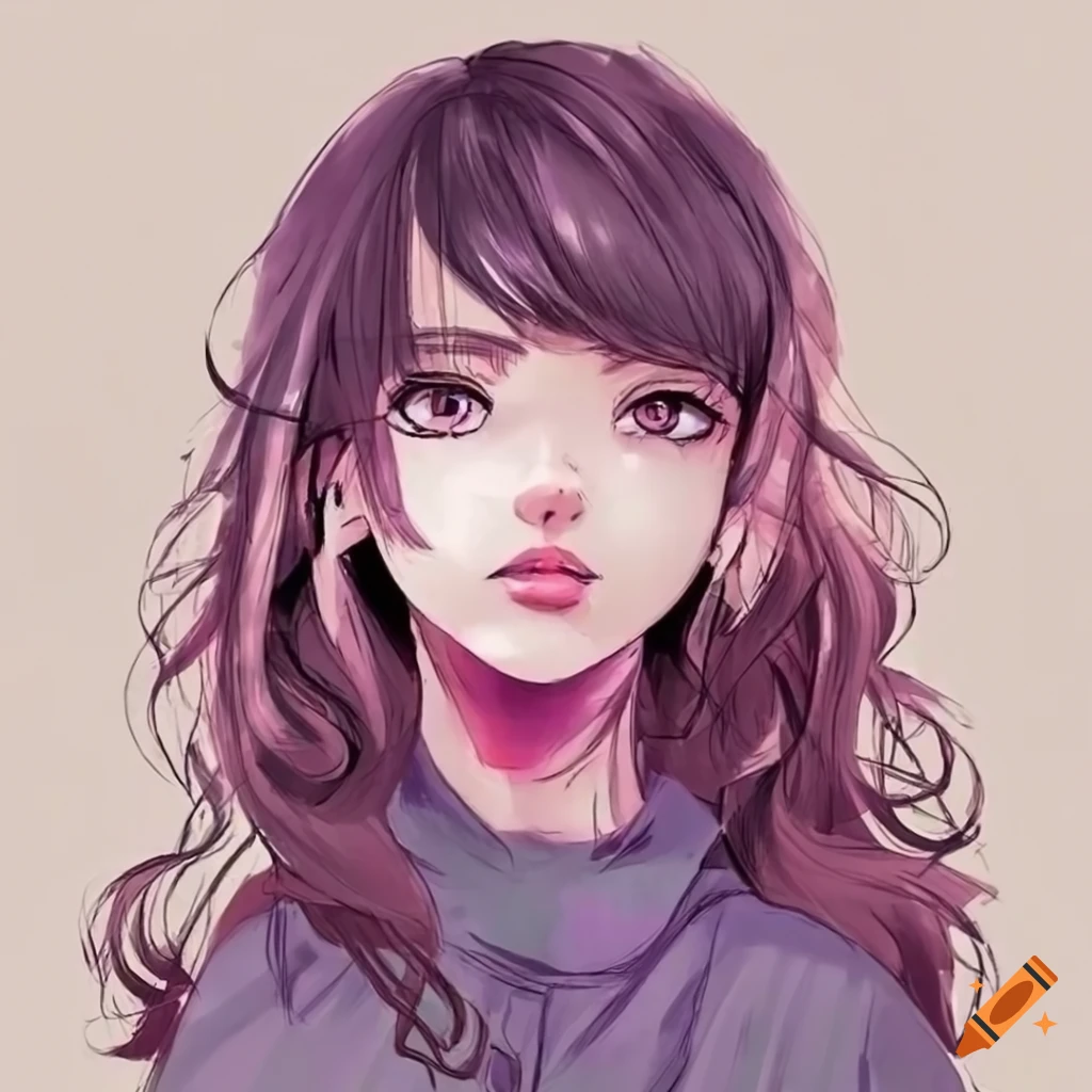 Girl in manga style