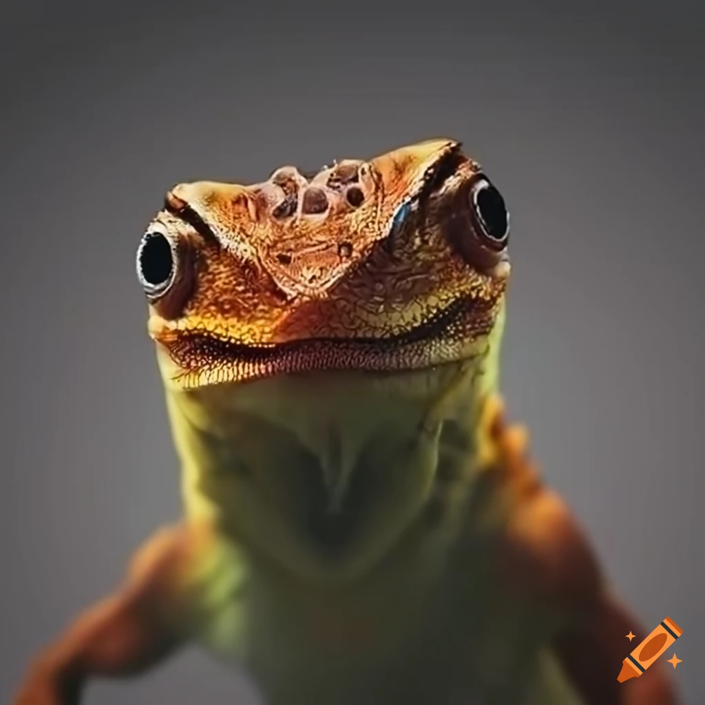 Youtube profile picture lizard on Craiyon