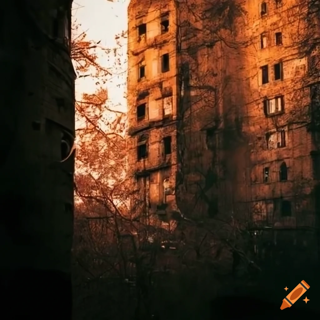 An abandoned soviet city