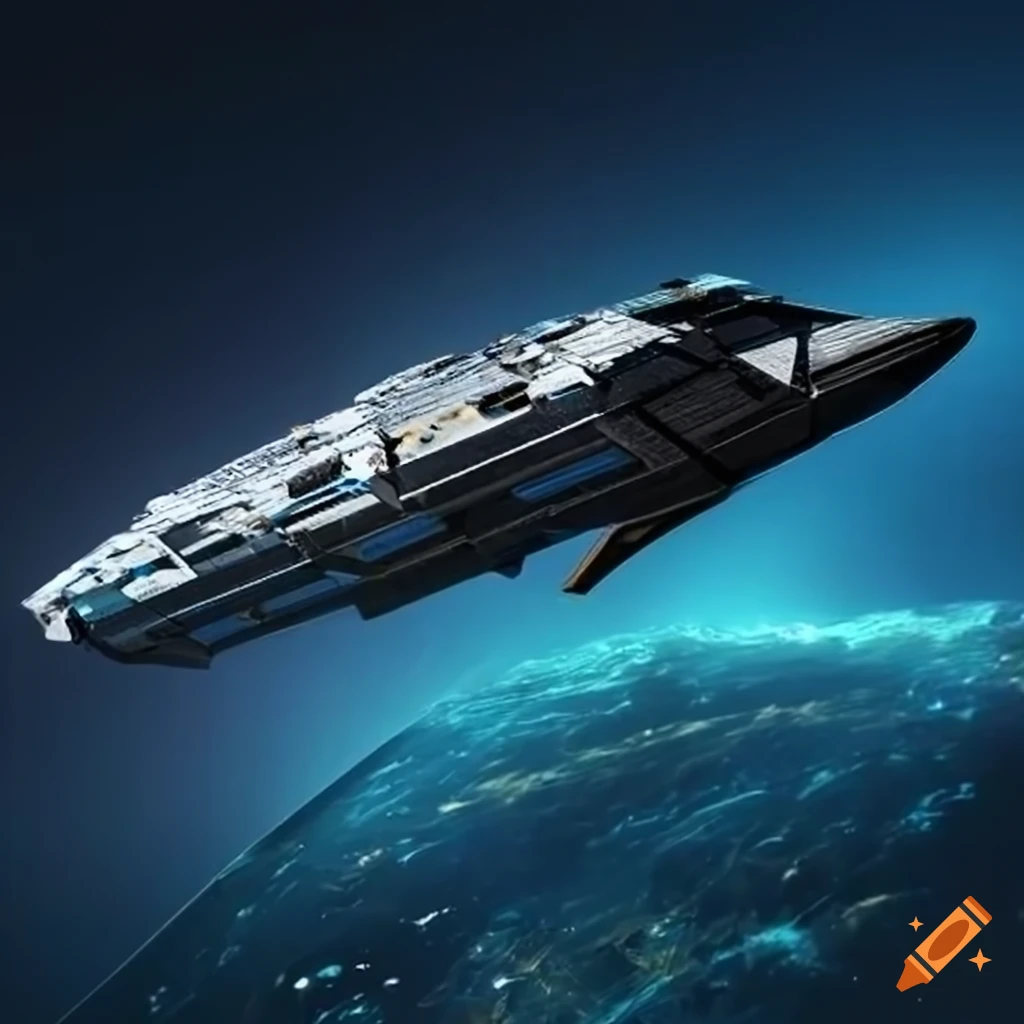 The Nova Salvus is a sleek and agile Solarian scavenger ship, boasting ...
