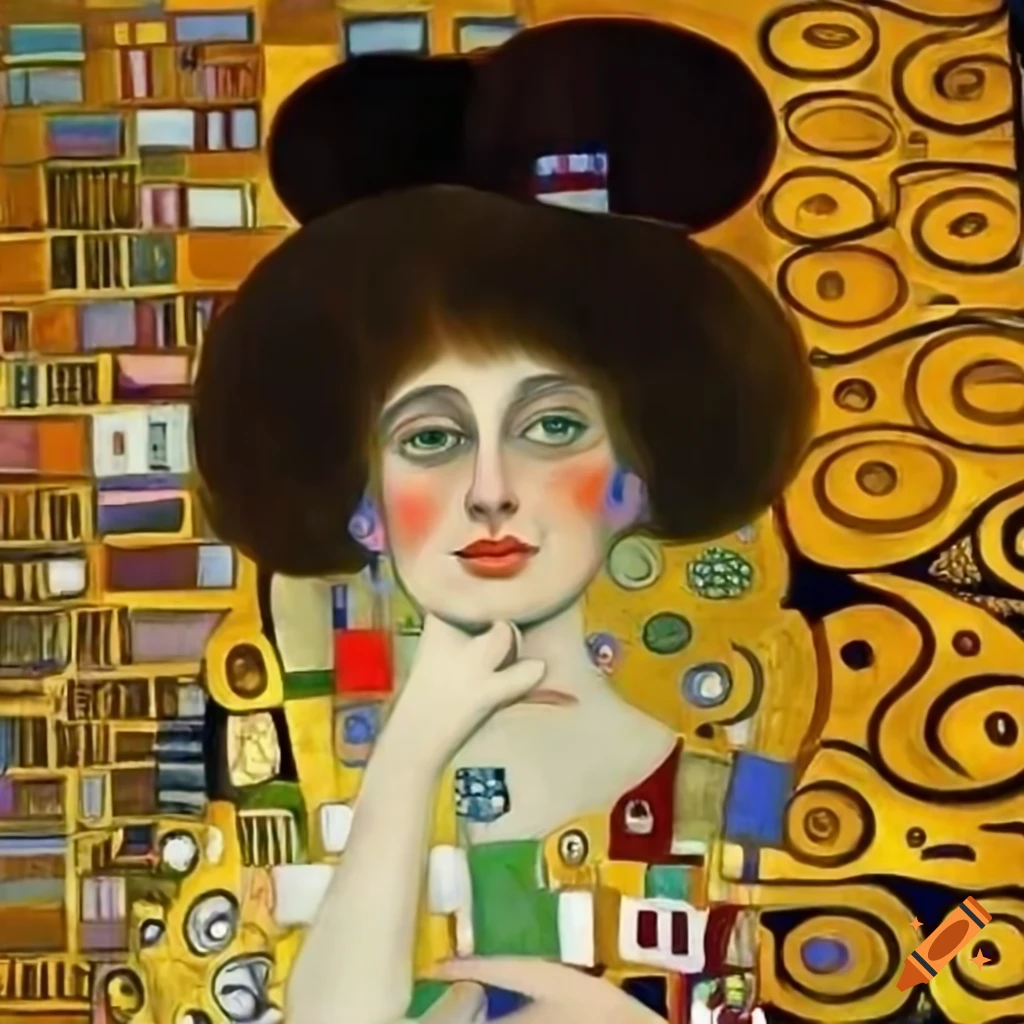 Contemporary art by gustav klimt