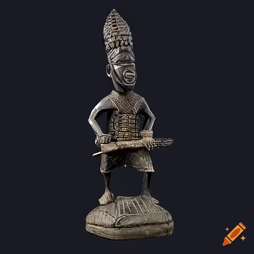 Statue of ogun. yoruba god of iron, warrior and blacksmith on Craiyon
