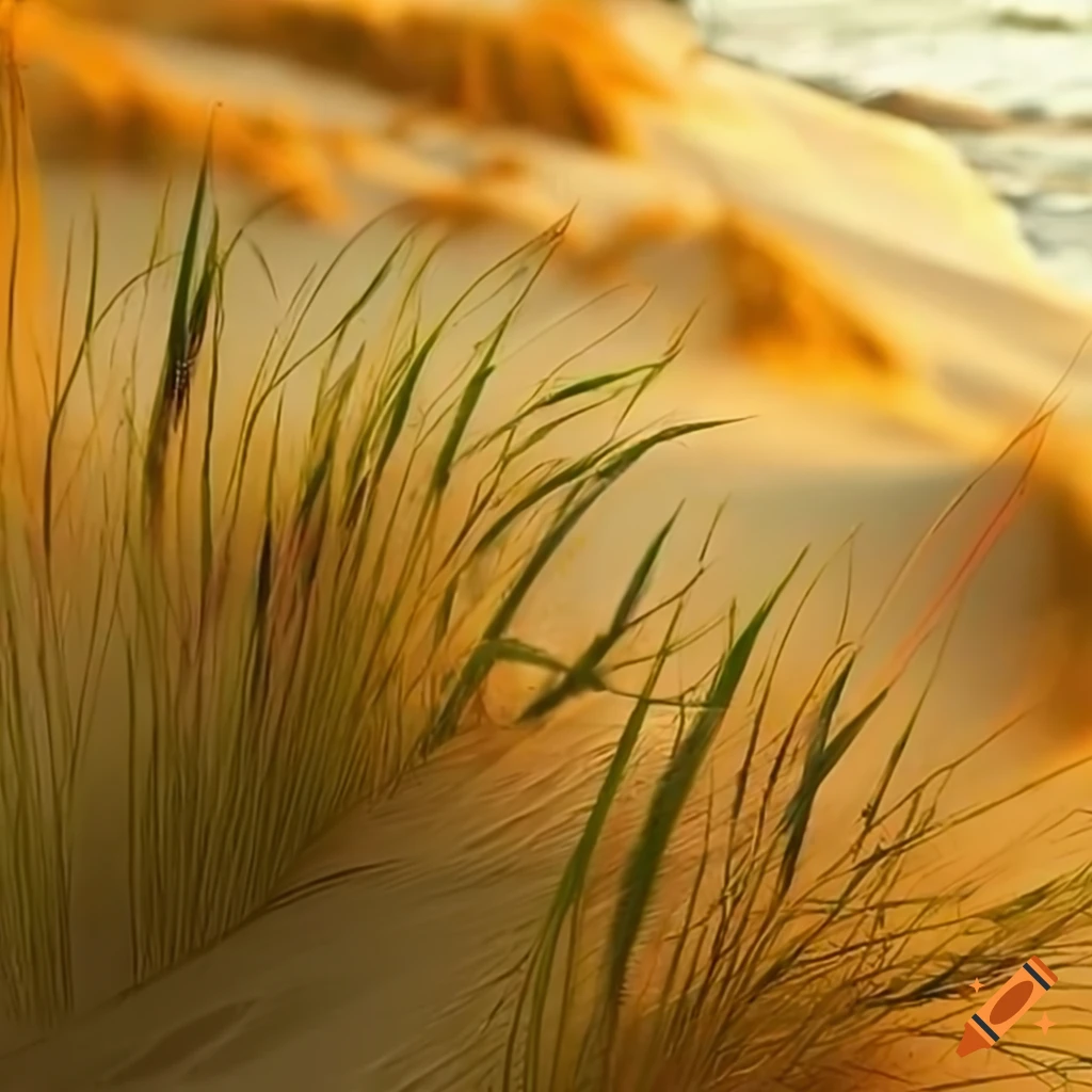 Native dune grass, massachusetts on Craiyon