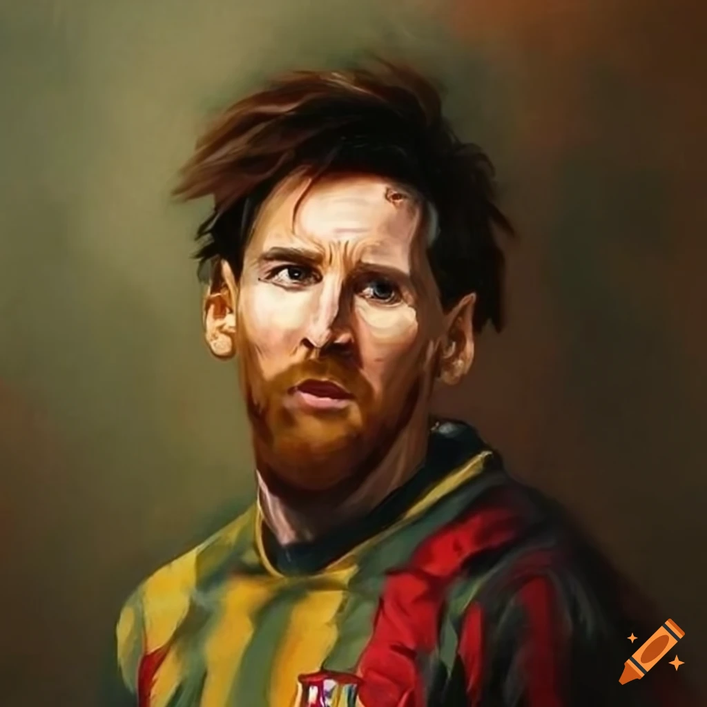 Messi painting rosa bonheur