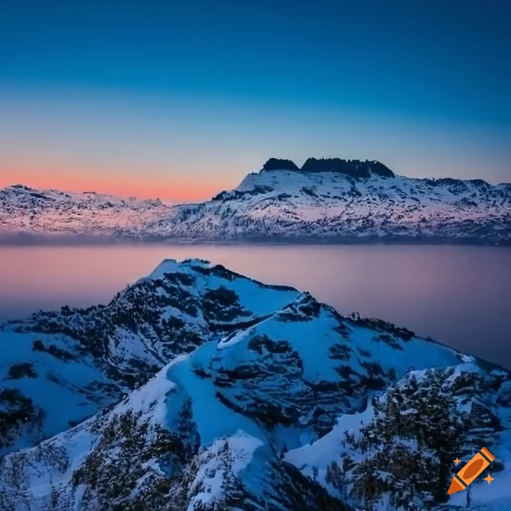 High quality snowy mountains monaco on Craiyon