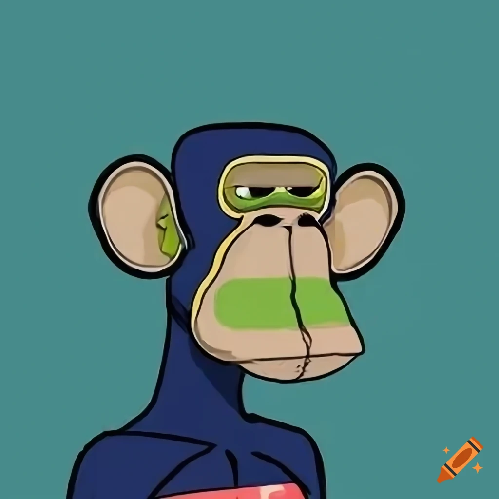 Frog nft ape style pfp on Craiyon