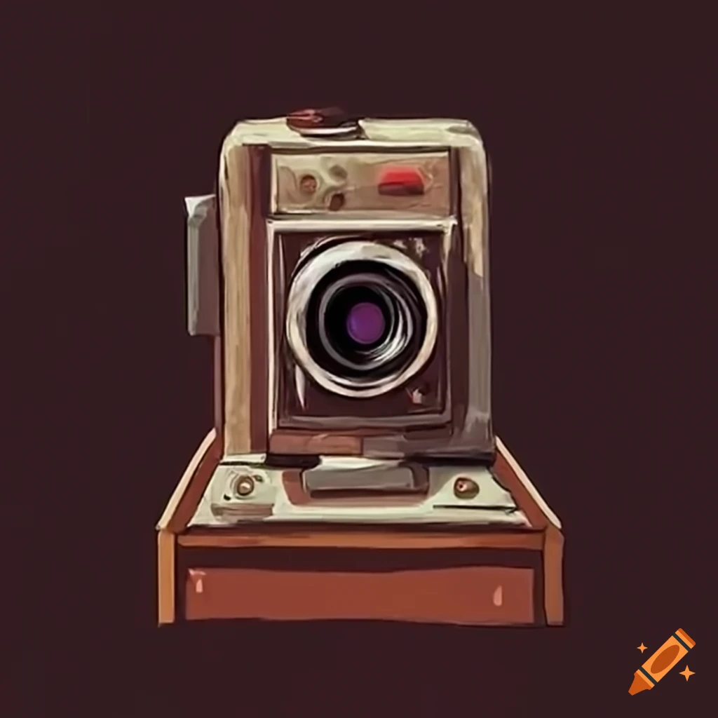 Draw a 20th century drawer camera on Craiyon