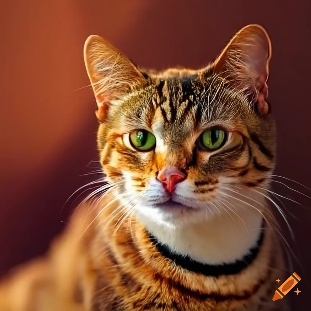 Black She Cat With Amber Eyes