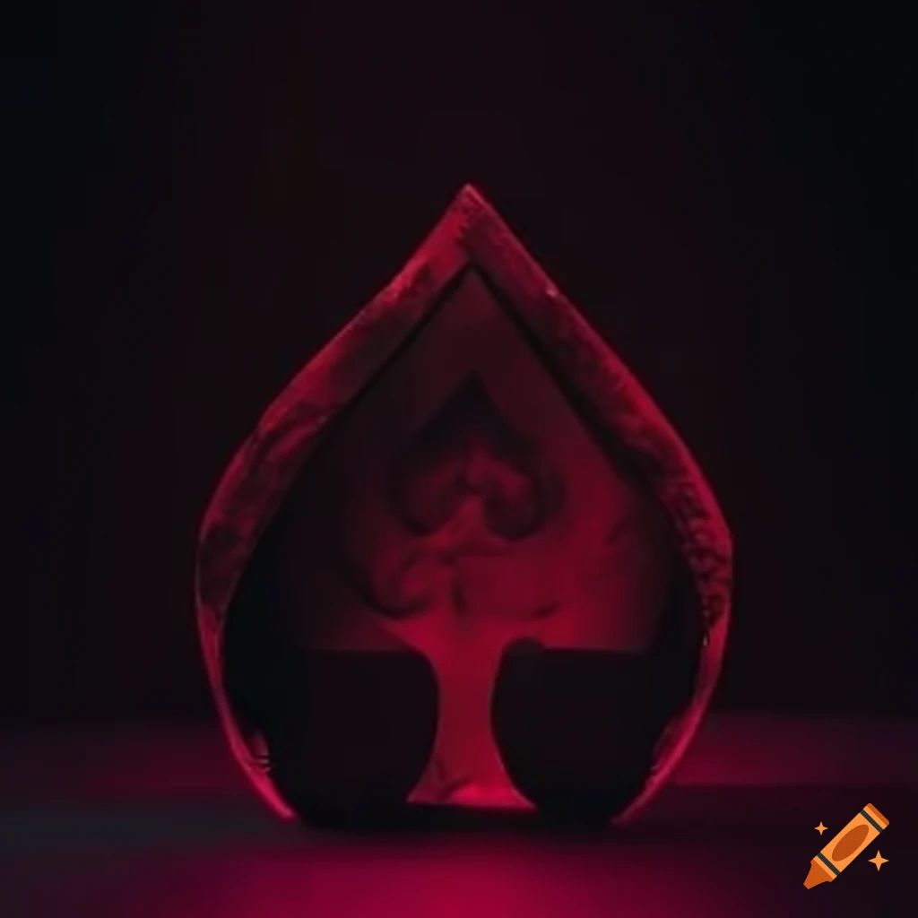 Ace of spades watermark on Craiyon