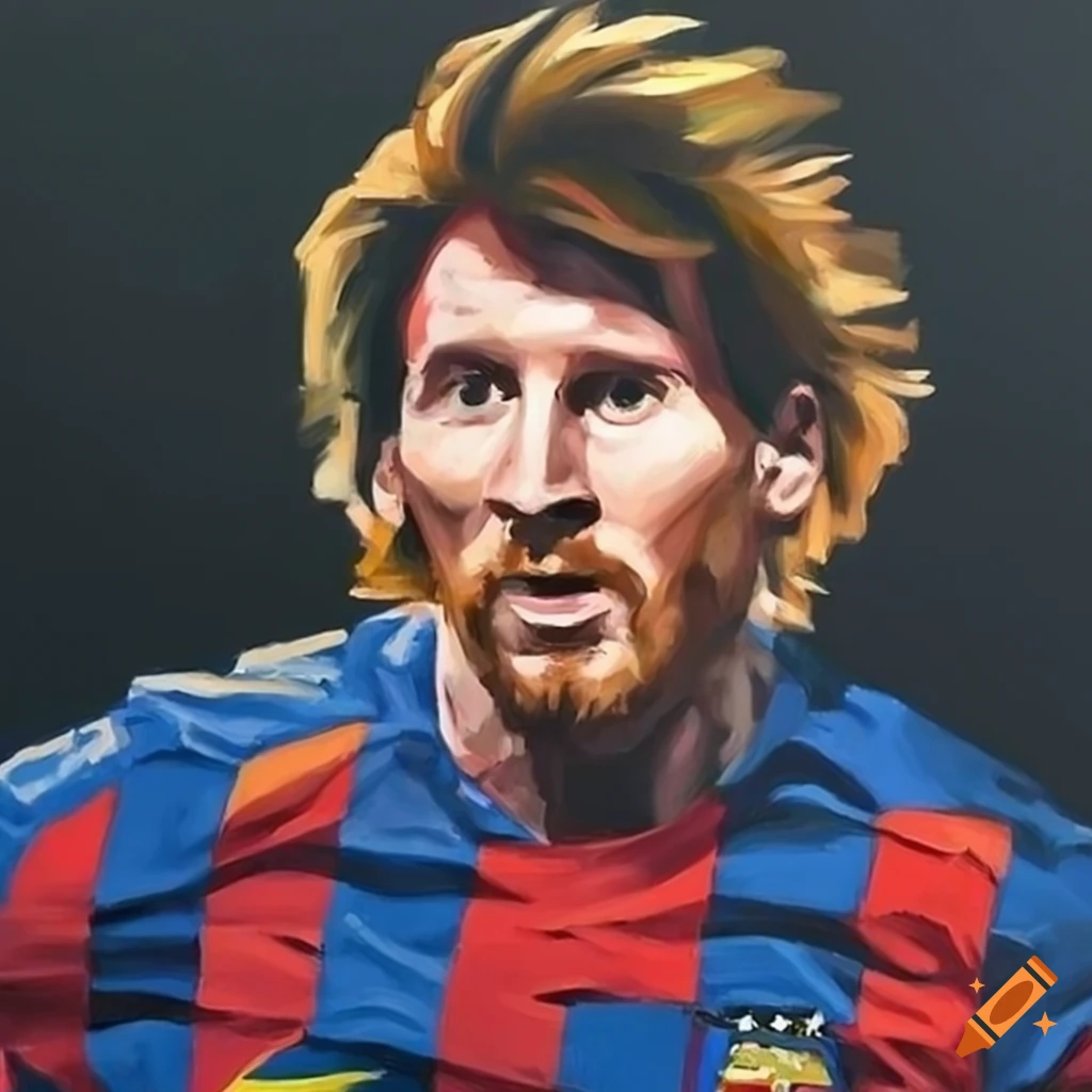 Messi painting paul peel