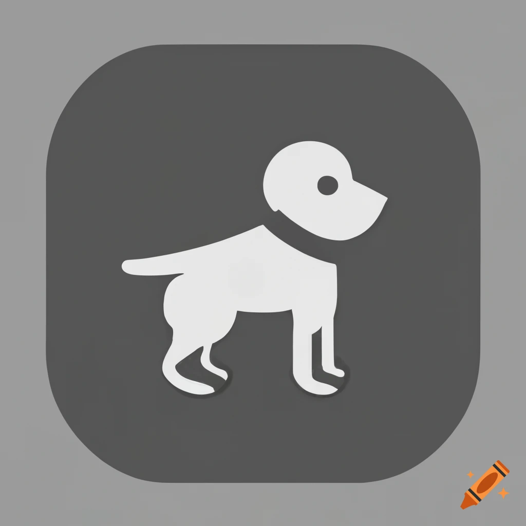 A pet icon on Craiyon