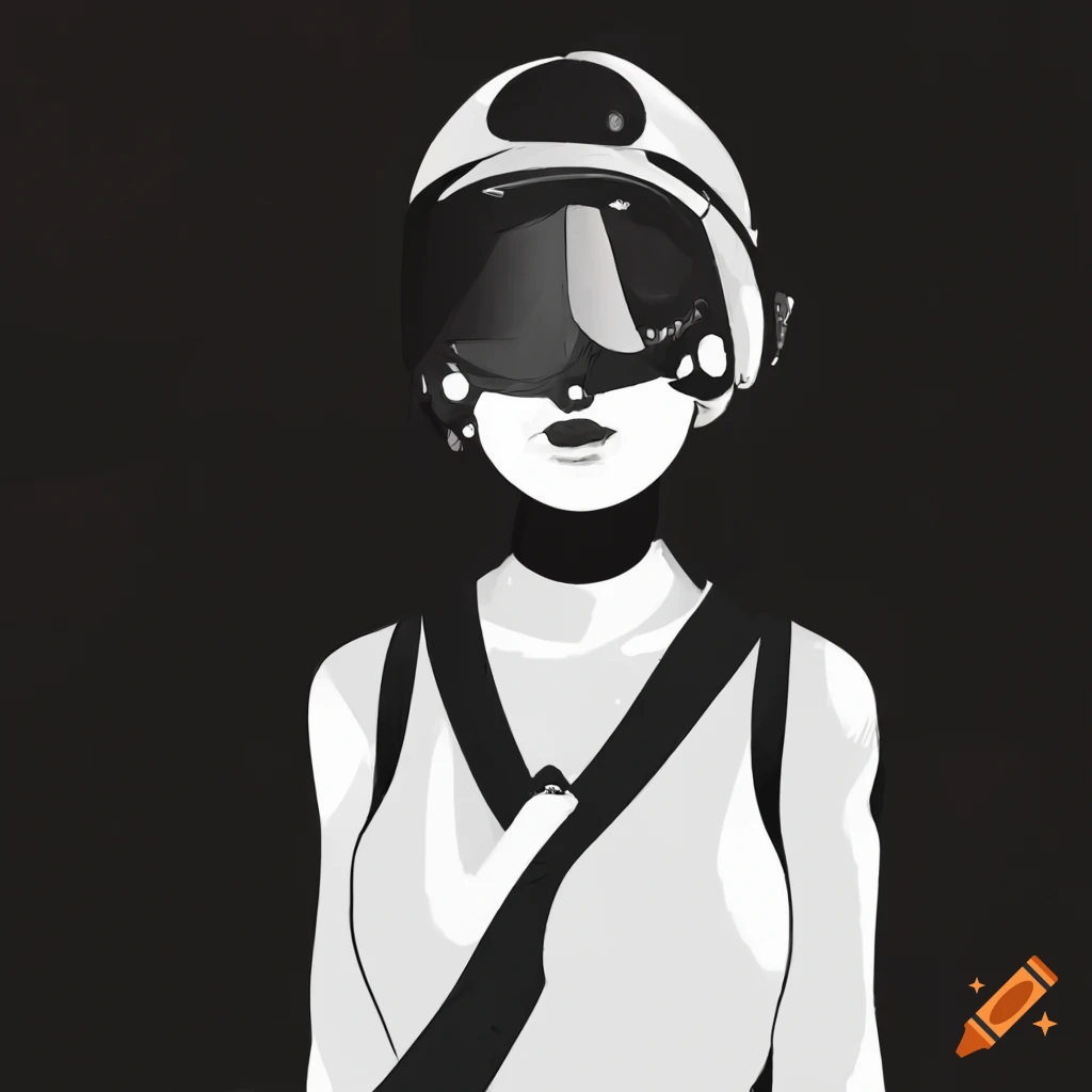 Pilot Cartoon Black And White
