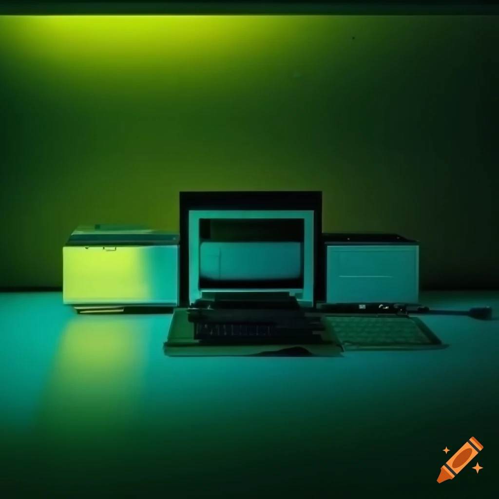 Open space, work office, backrooms, liminal space, realistic, yellow ...