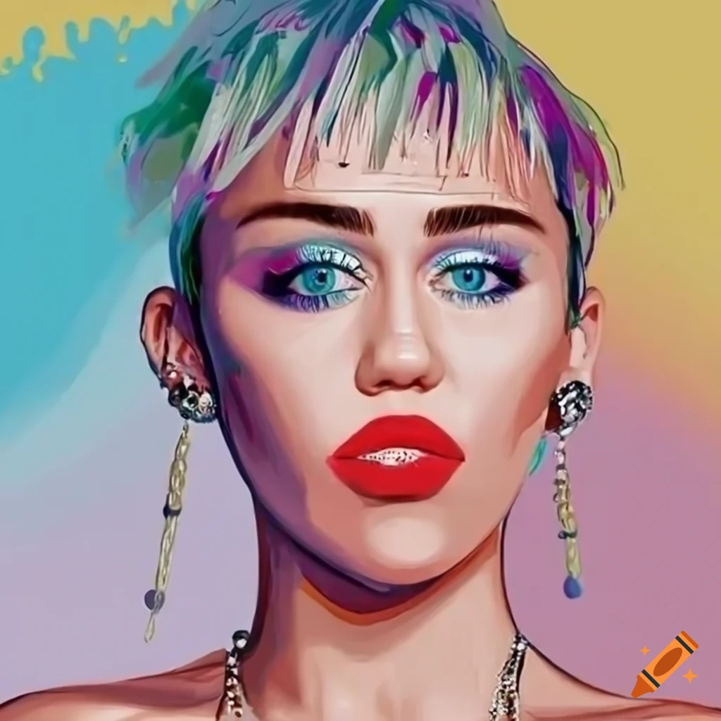 Miley Cyrus Drawings Step By Step