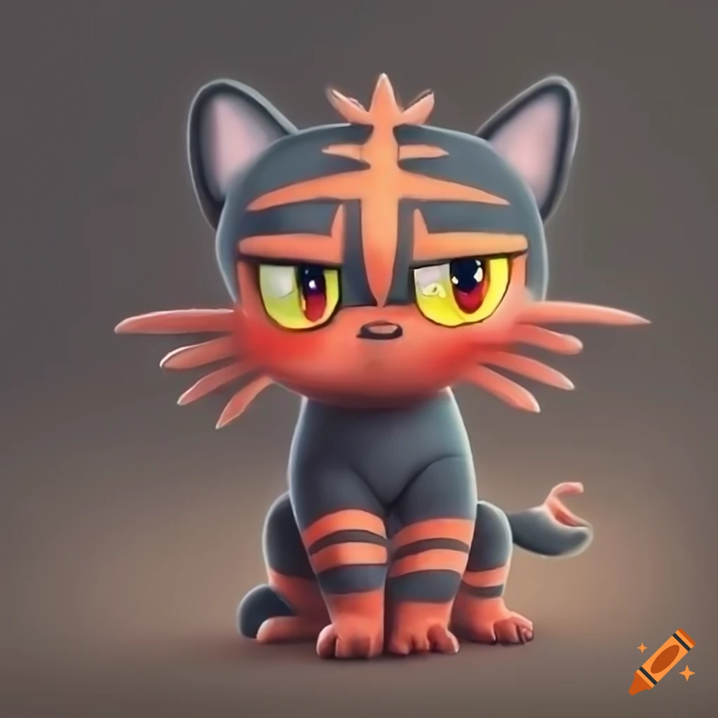 A cute litten, close up portrait, photorealistic on Craiyon