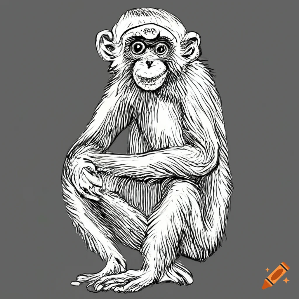 How To Draw A Monkey Body