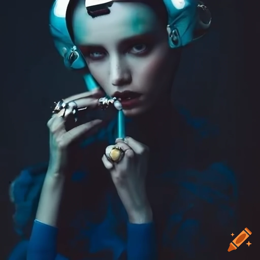 A dragonfly wearing a space helmet on Craiyon