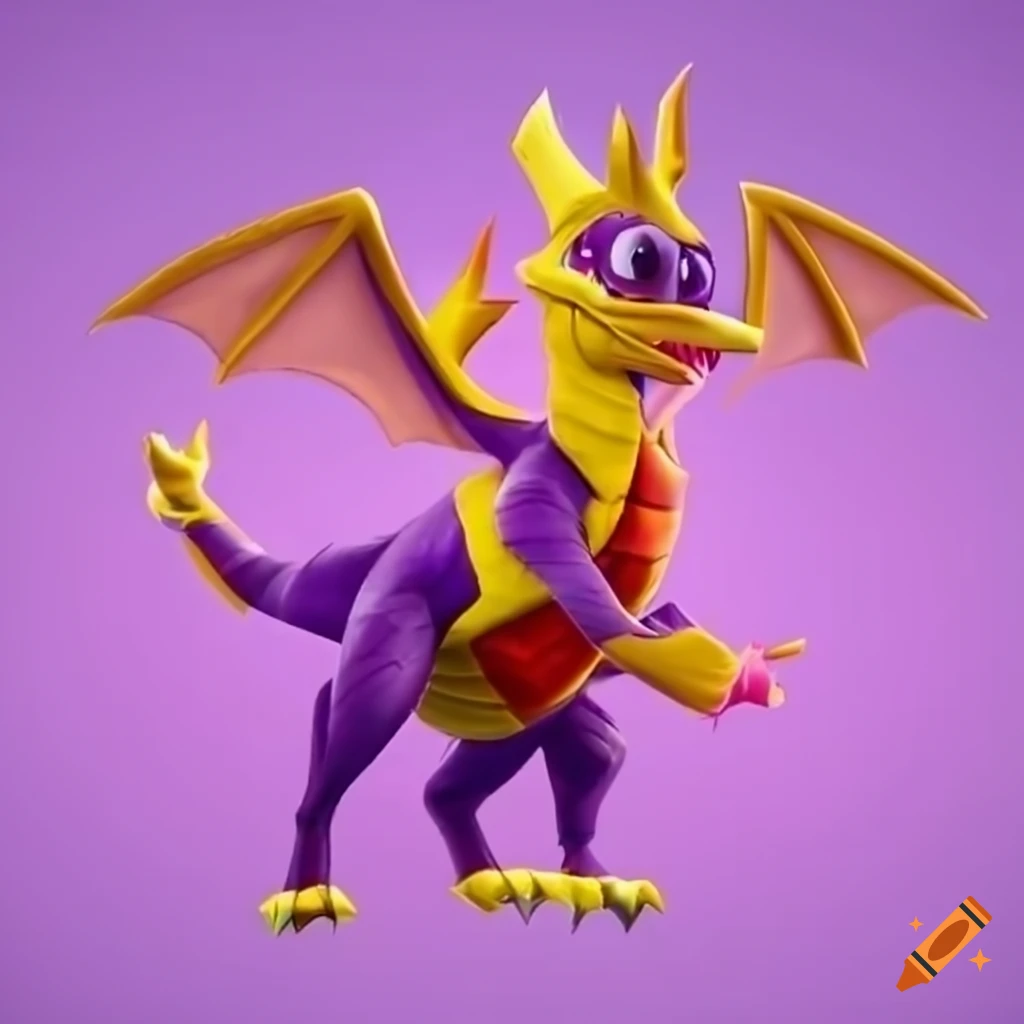 Spyro the dragon eclipse flying on Craiyon