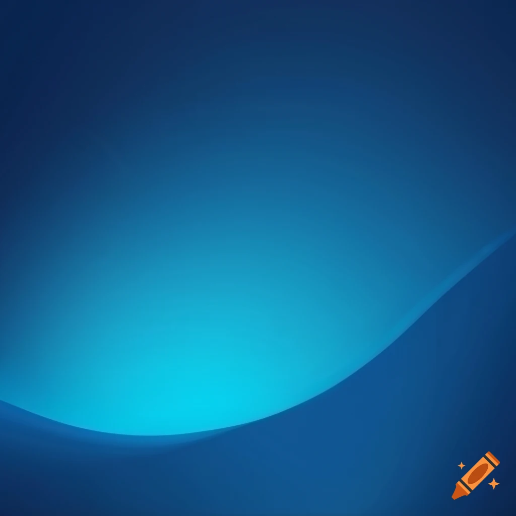 Simplistic drawing of blue background with a few light blue colored waves