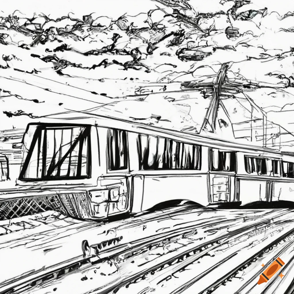Skytrain on Craiyon