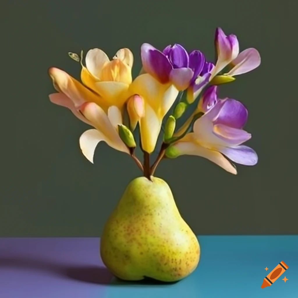Freesia and english pear on Craiyon