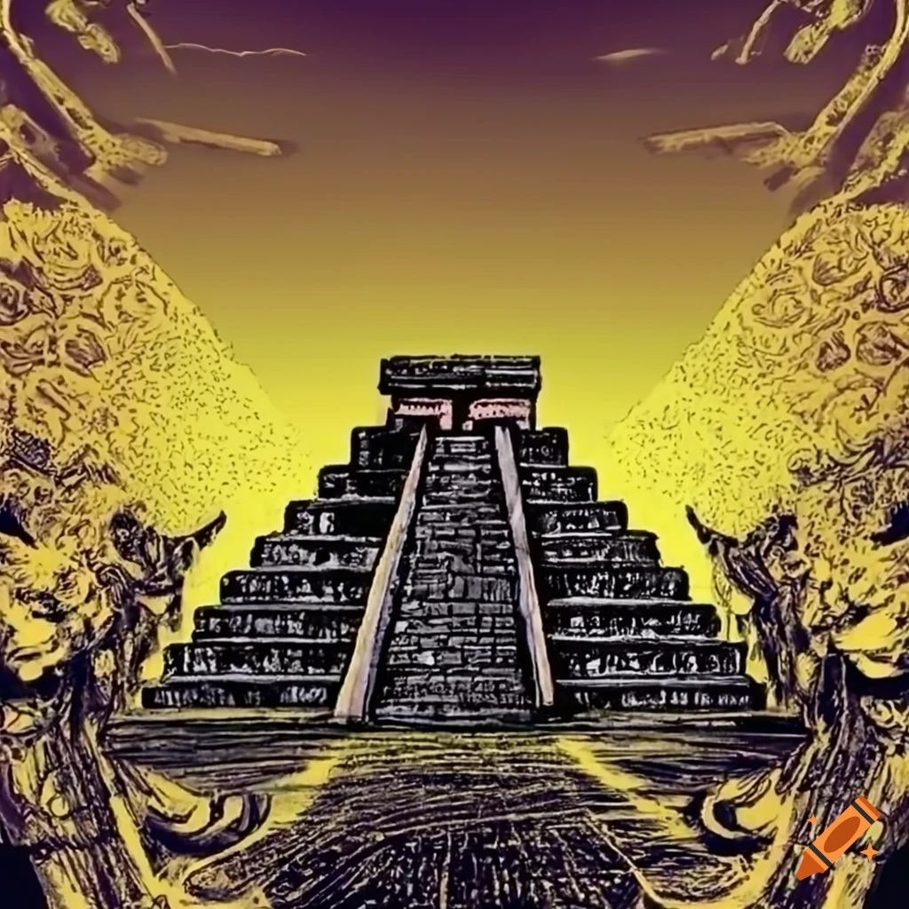 Mayan Pyramid Tattoo