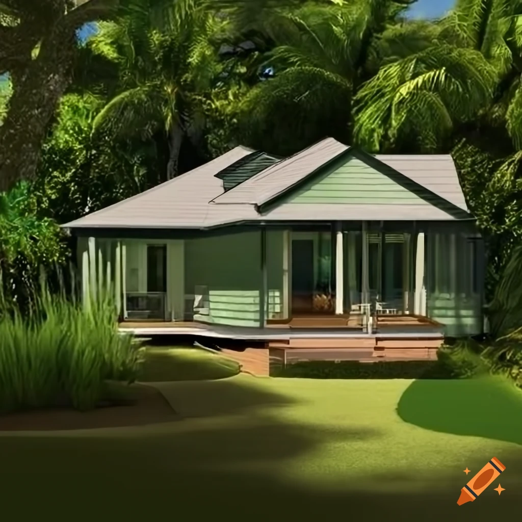 A key west style ranch house, sprawling layout, standing seam metal ...