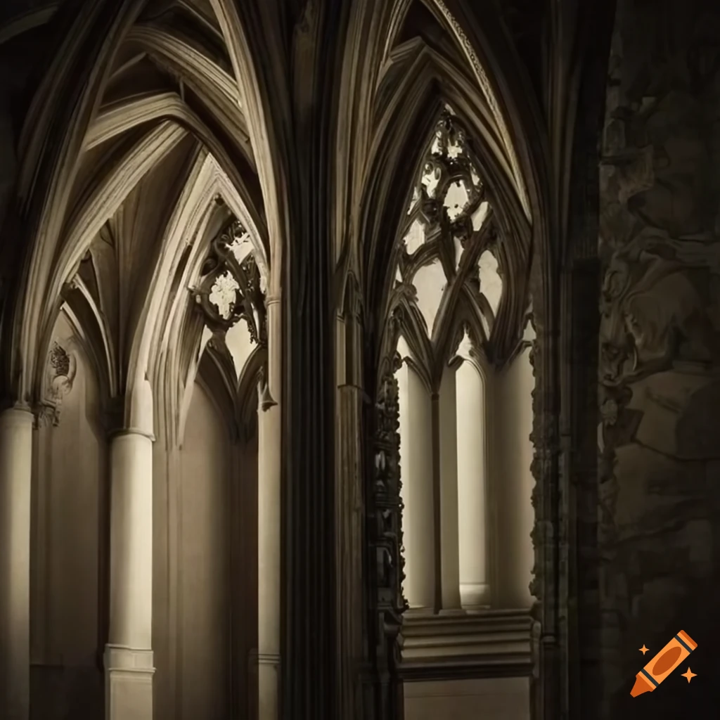 Architectural design gothic style on Craiyon