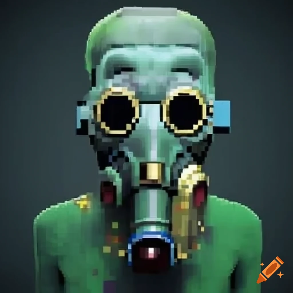 Zombie Gas Mask Drawings