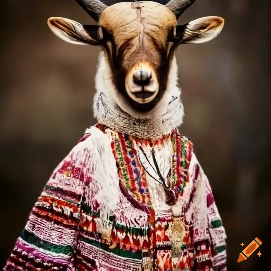 Saiga Saiga Saigini Saiga tatarica Capra tatarica head and chapan or ...