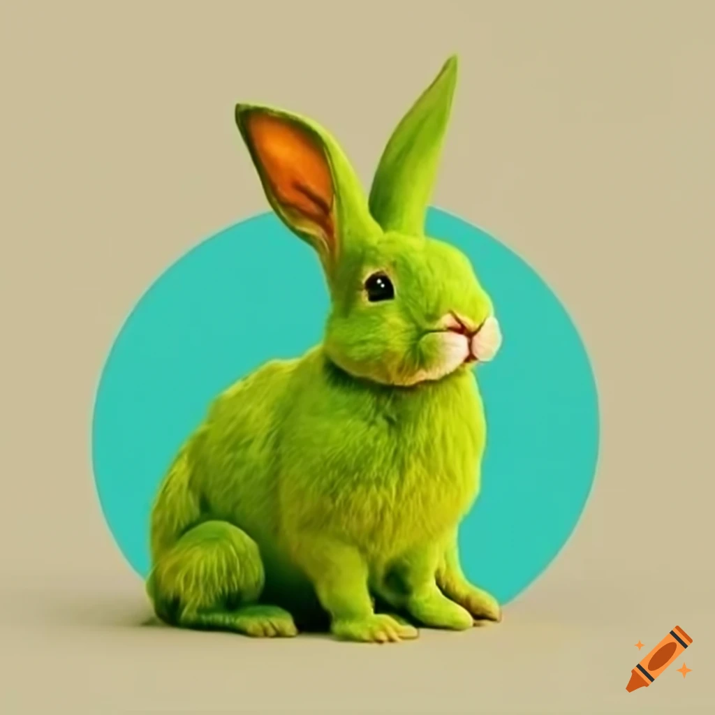 Green rabbit and red rabbit